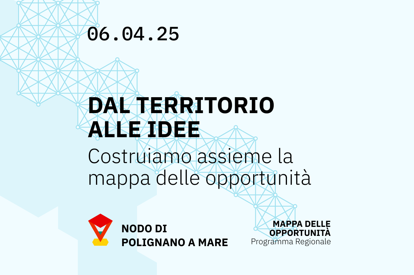 Costruiamo assieme la mappa delle opportunità: “dal Territorio alle ...