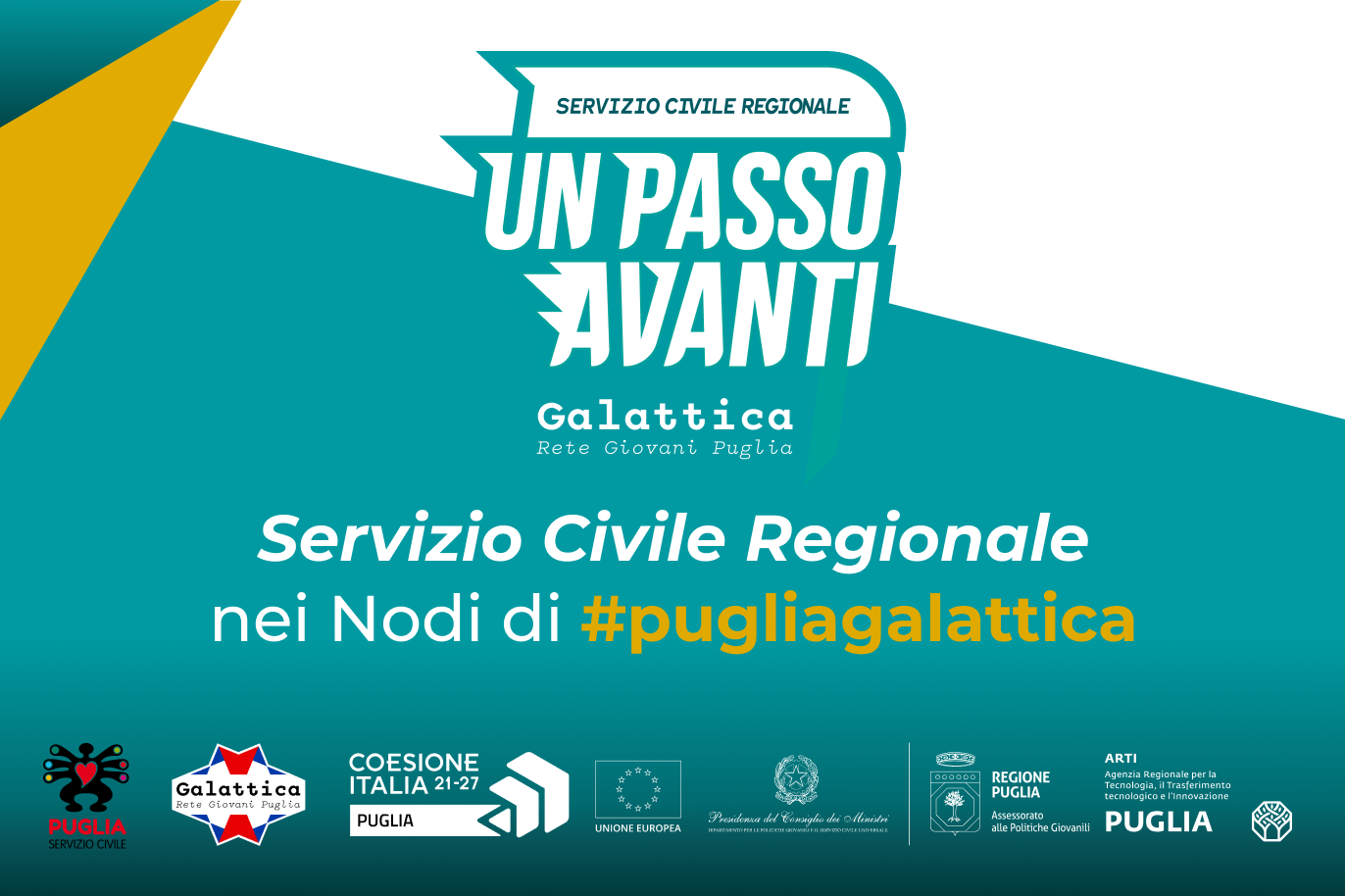 Servizio Civile Regionale nei Nodi di #pugliagalattica - Galattica